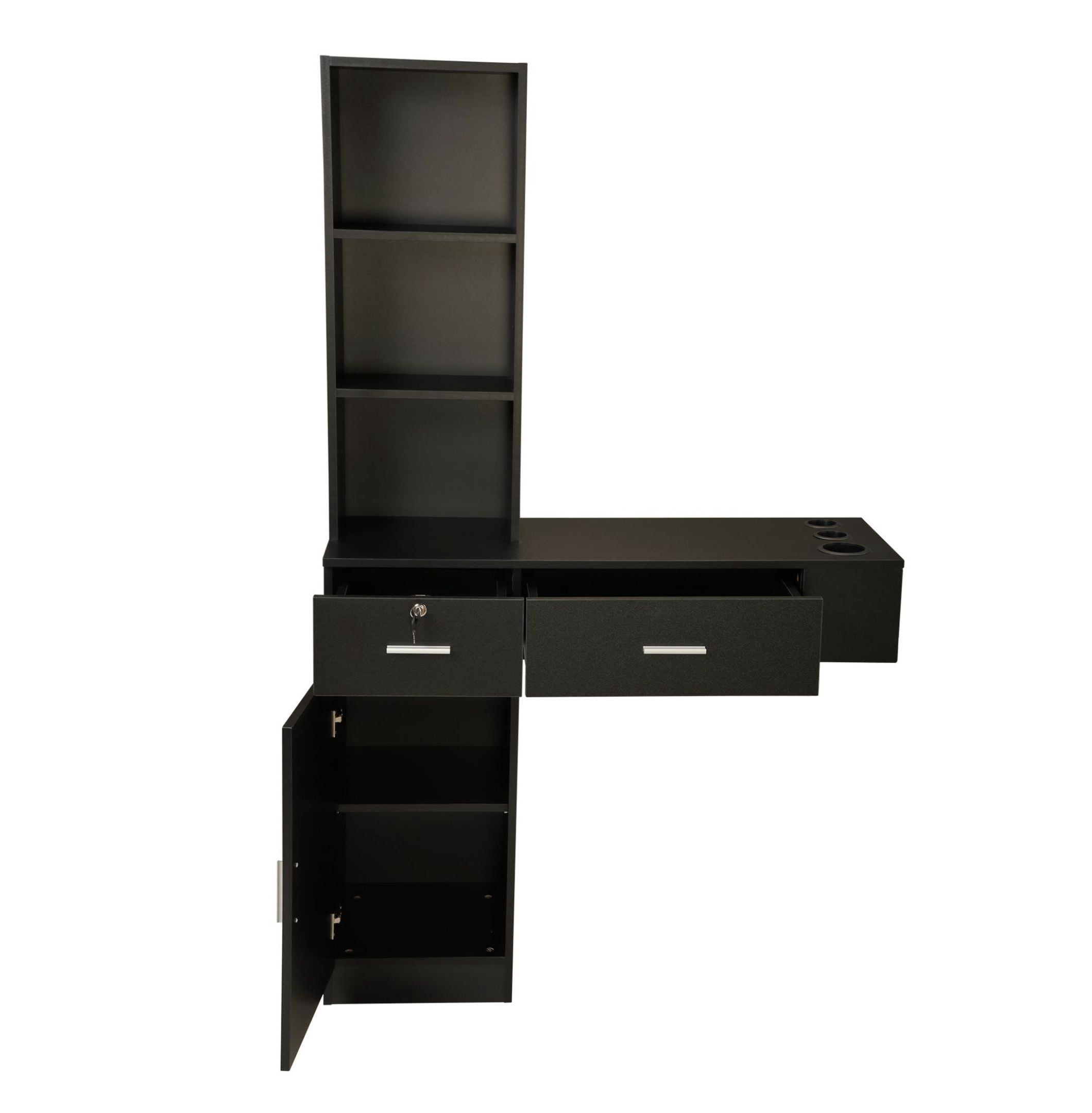 Wall Mount Hair Styling Barber Station Beauty Hair Salon Spa EquipmentW ...