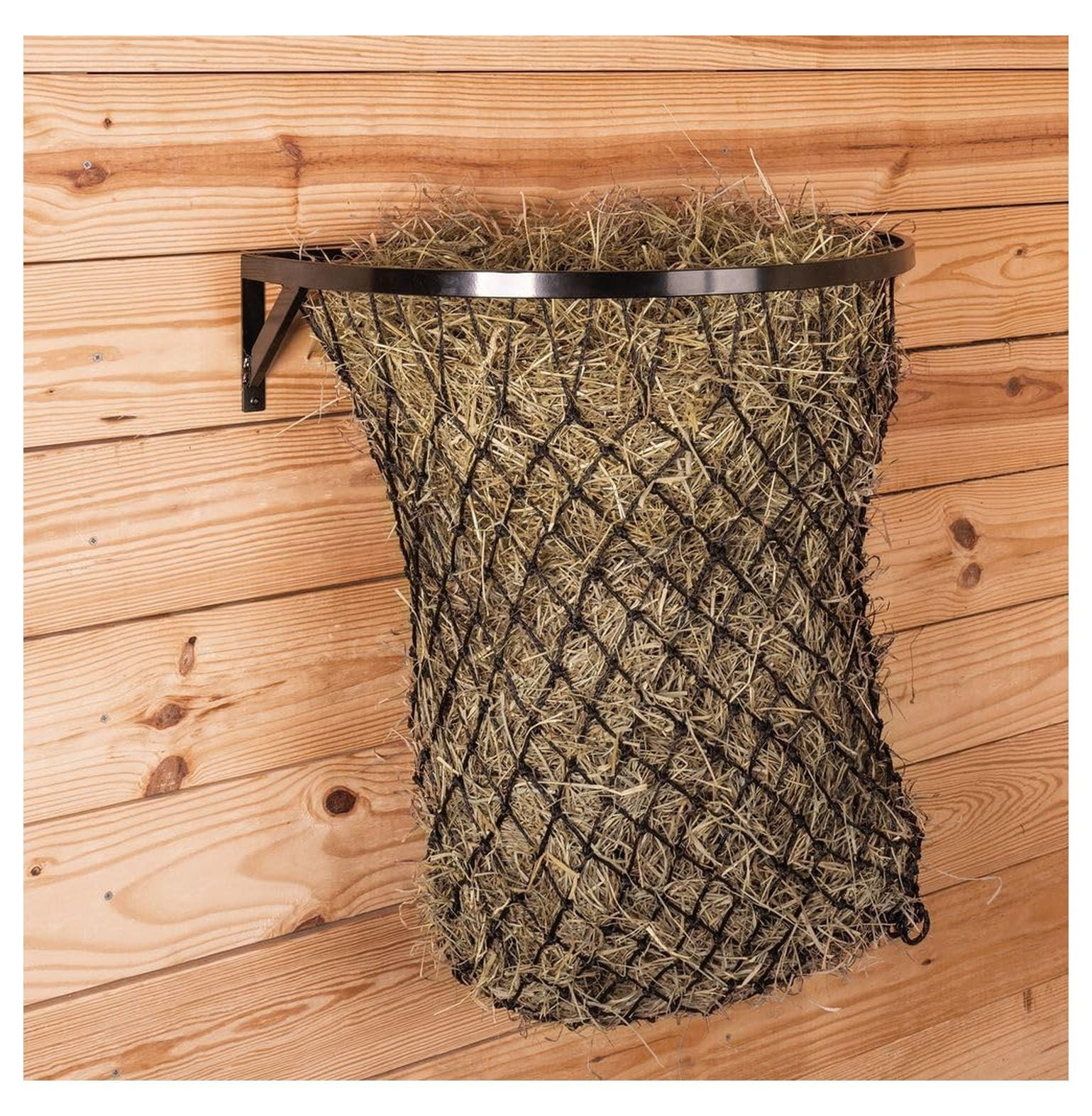 Wall Mount Hay Net Frame with Hay Net for Horses | Sturdy Metal Frame ...