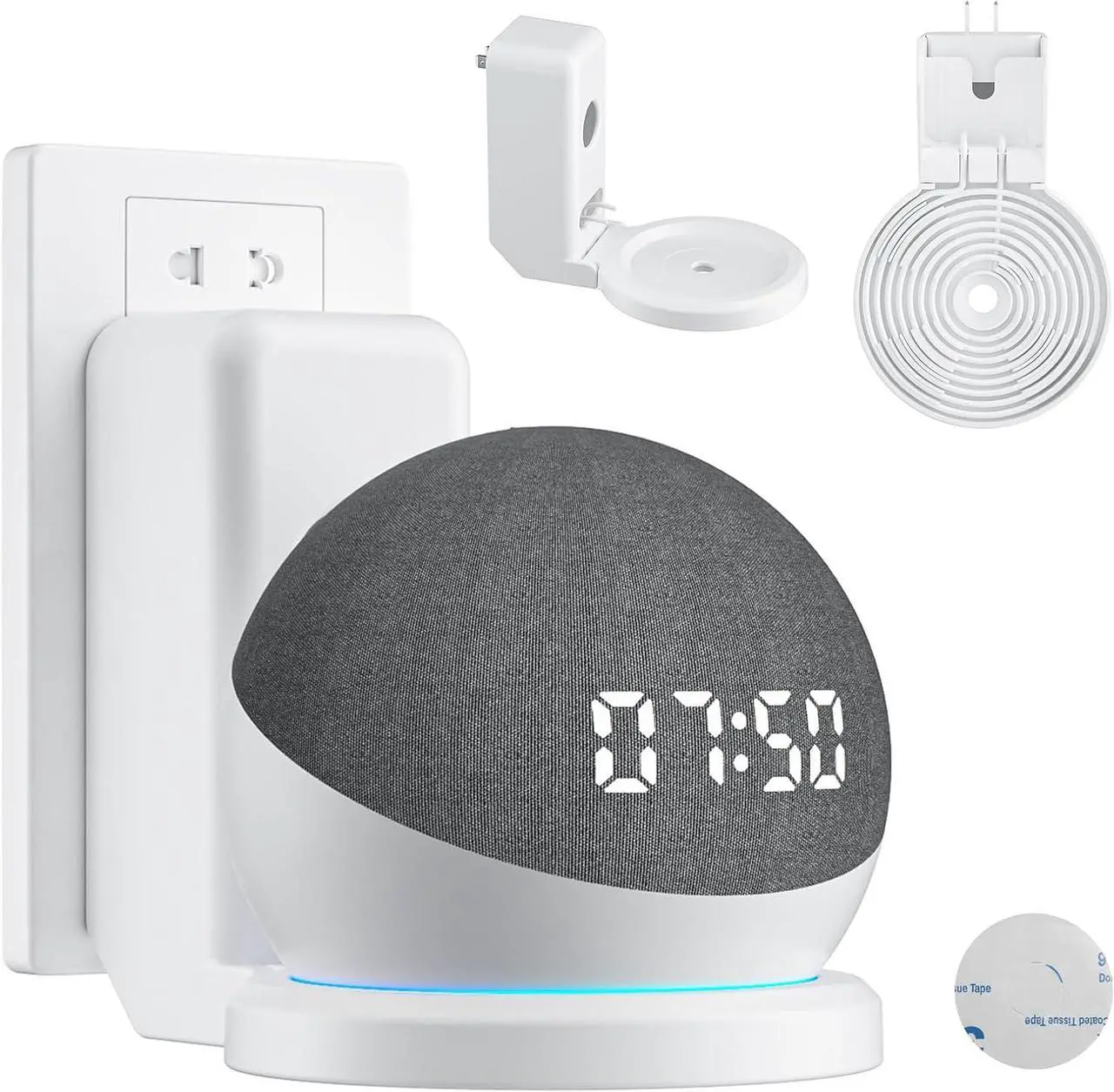Wall Mount Holder for Echo Dot 5th 4th Generation, Outlet Hanger Stand ...