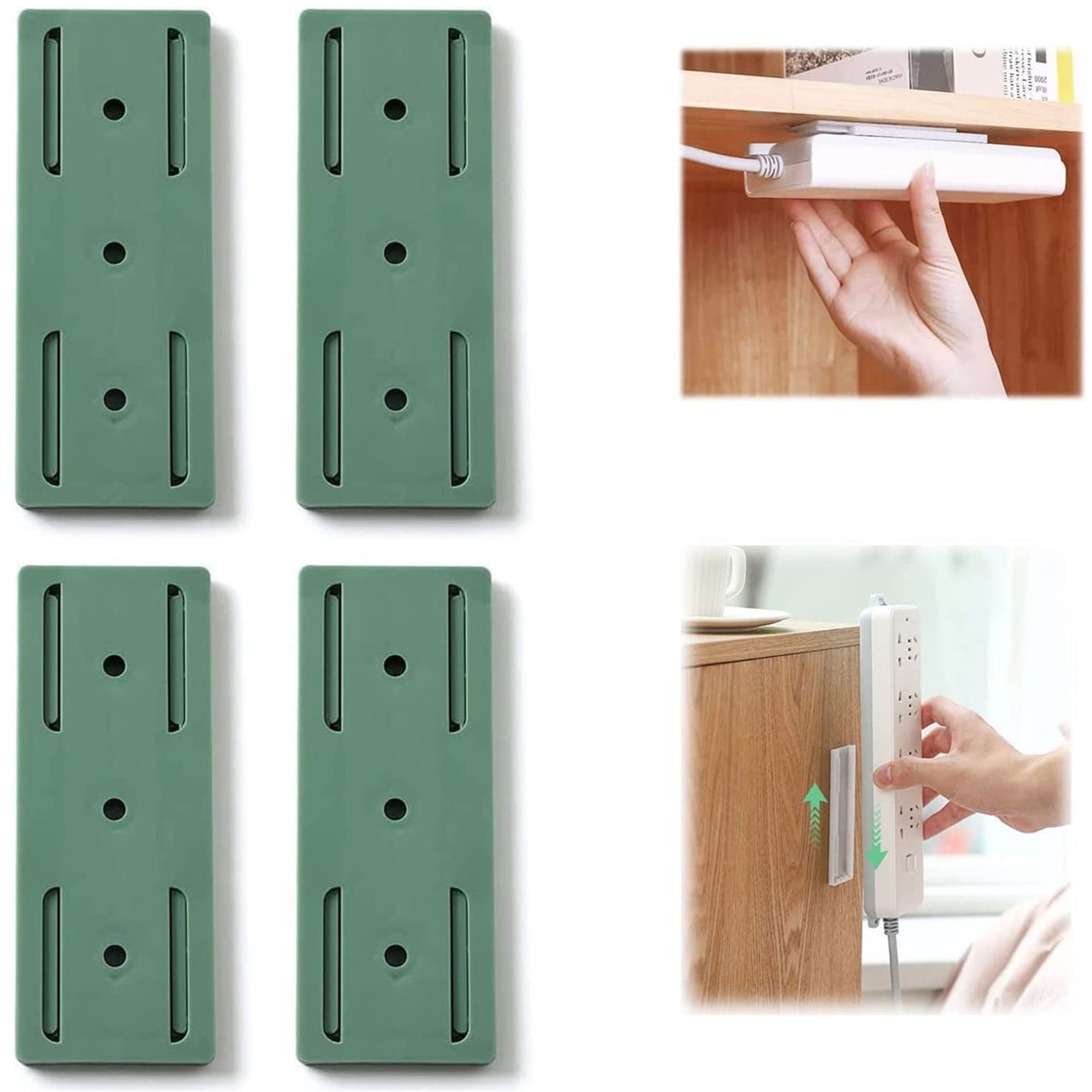 Wall Mount Home Power Strip Fixator Self Adhesive Power Strip Holder ...