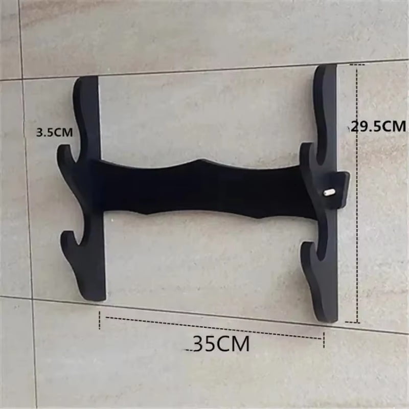 Wall Mount Katana Display Holder Samurai Sword Rack Rapier Sabre Stand ...
