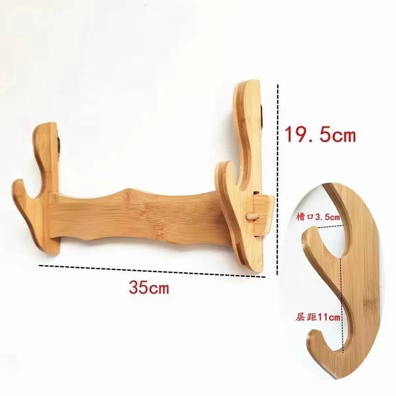 Wall Mount Katana Display Holder Samurai Sword Rack Rapier Sabre Stand ...