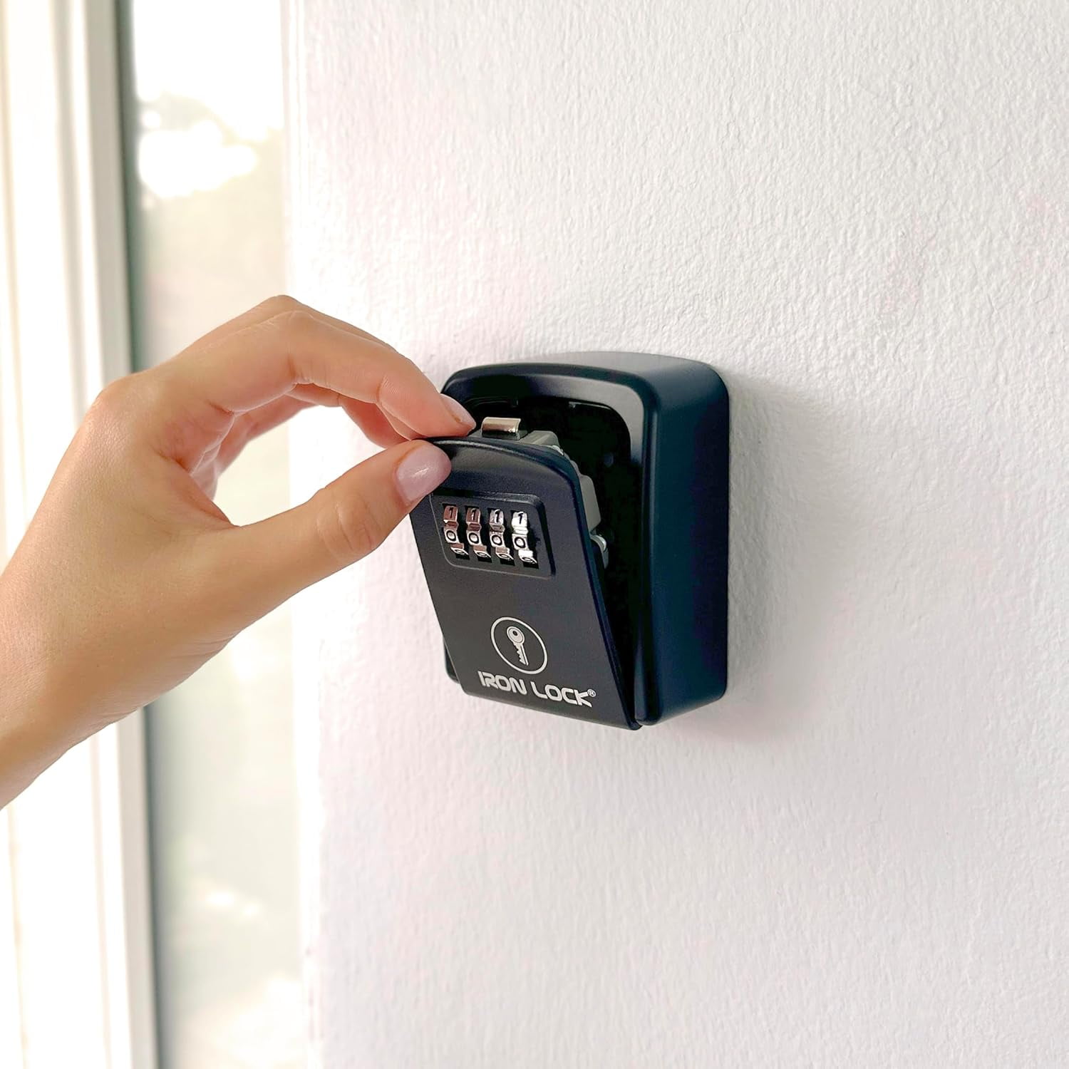 ® Wall Mount Key Lock Box with 4-Digit Combination, Resettable Code, A ...