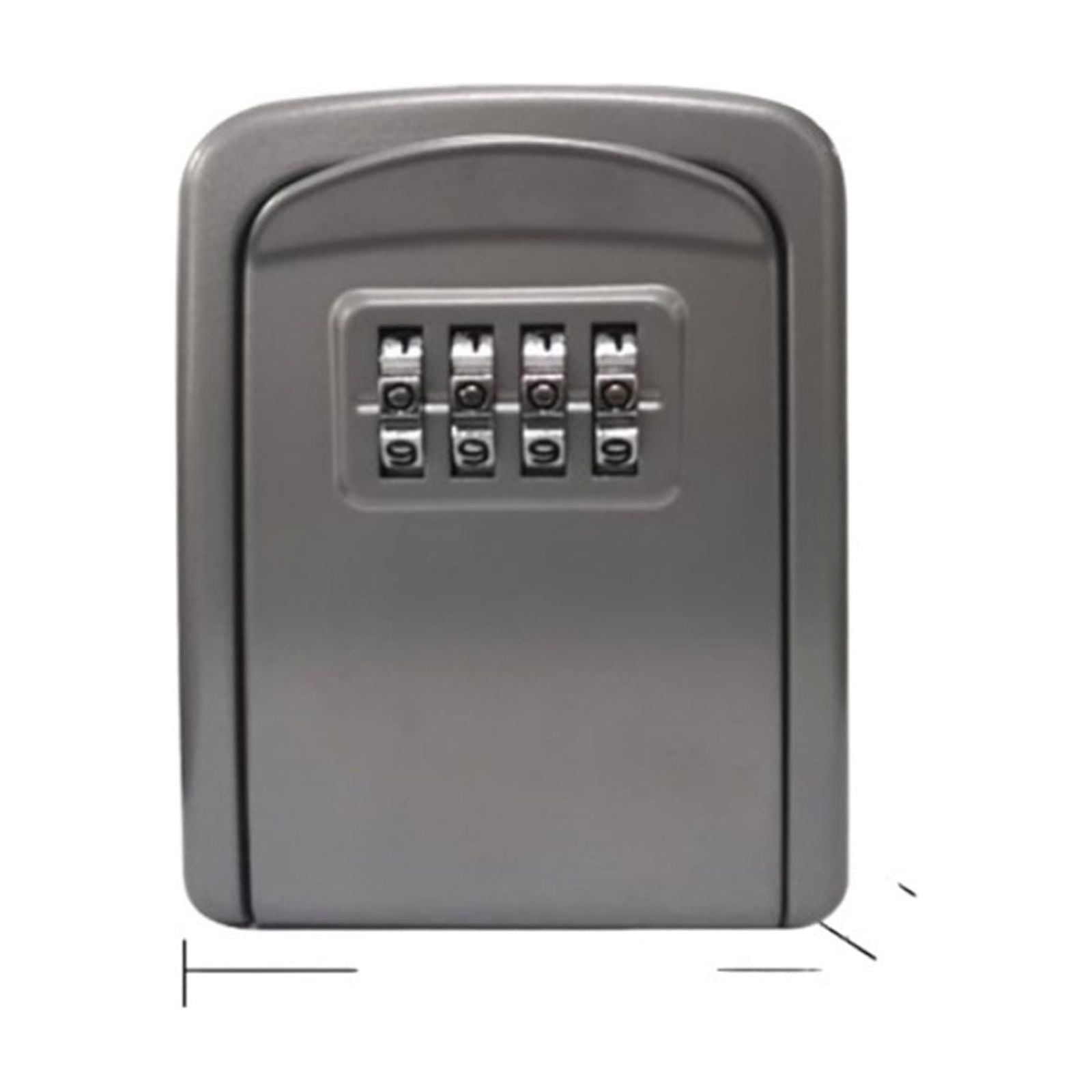 Wall Mount Key Storage Secret Box Organizer 4 Digit Combination ...