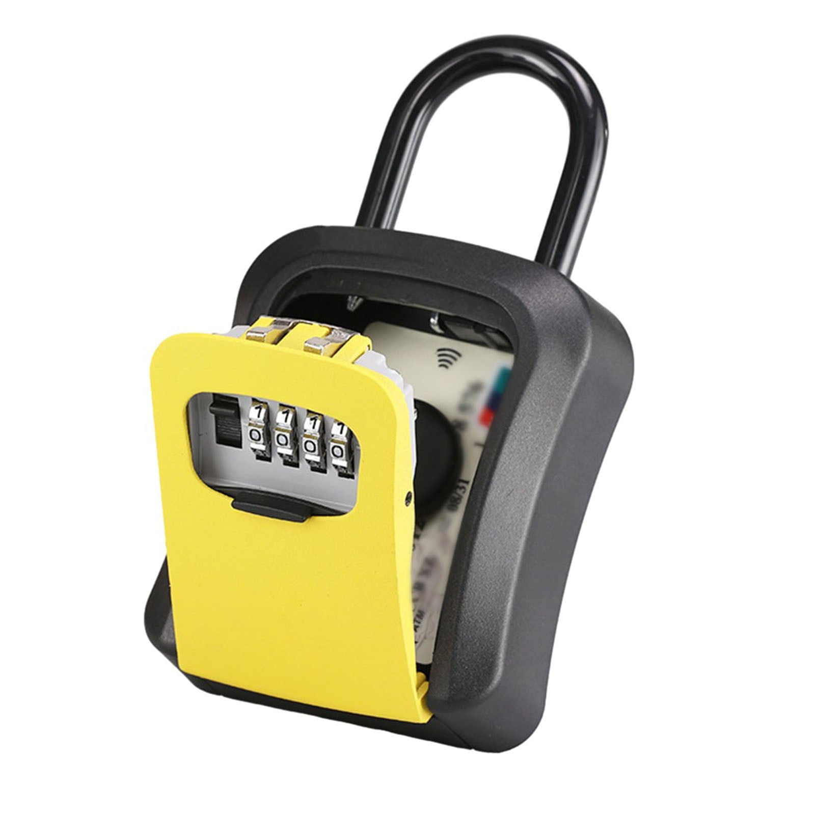 Wall Mount Key Storage Secret Box Organizer 4 Digit Combination ...