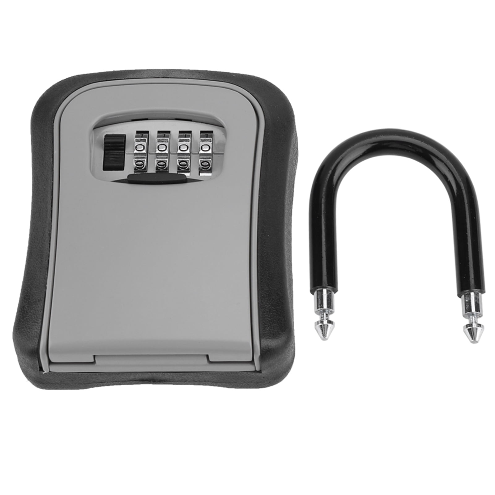 Wall Mount Key Storage Security Lock Box - 4 Digit Combination Lock For ...