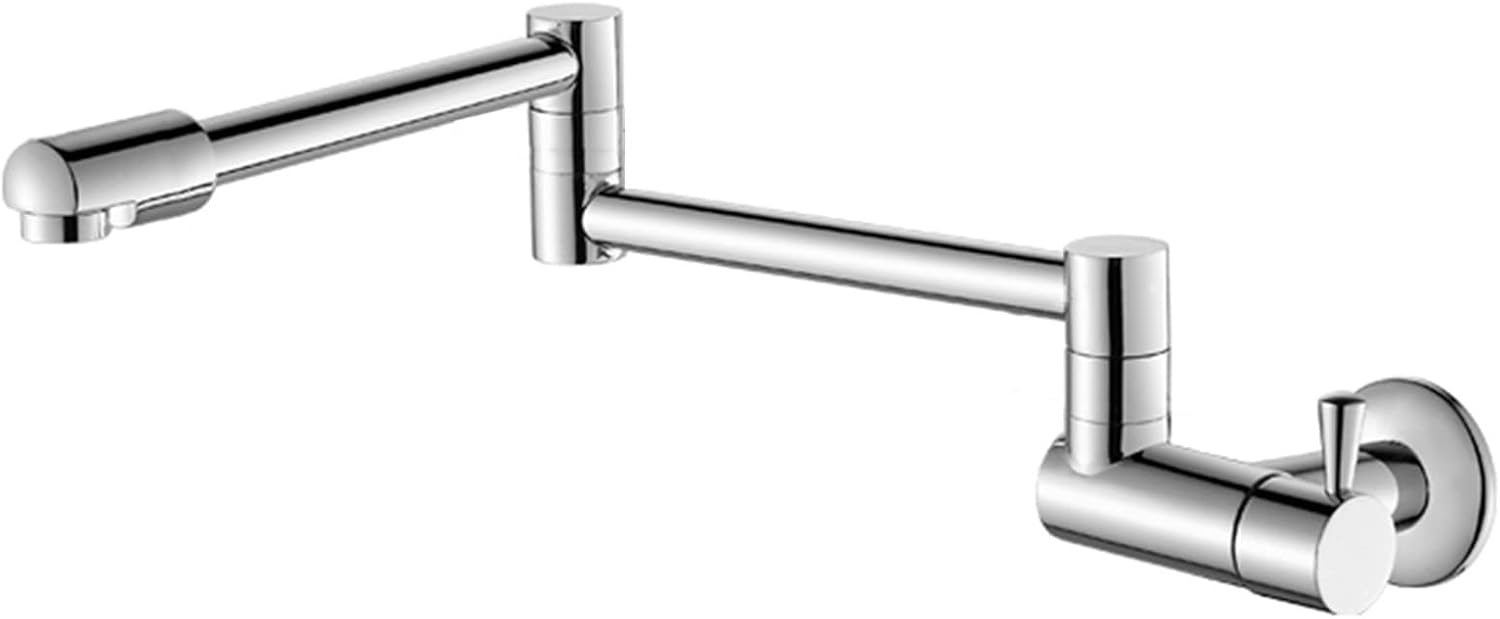 Wall Mount Kitchen Faucet Only Cold Water Folding Telescoping Faucet ...