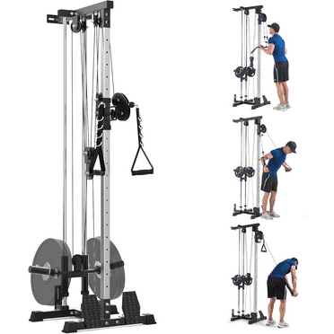 EONFITOmni Home Gym Cable Crossover Machine, 33 Height Settings, Lat ...