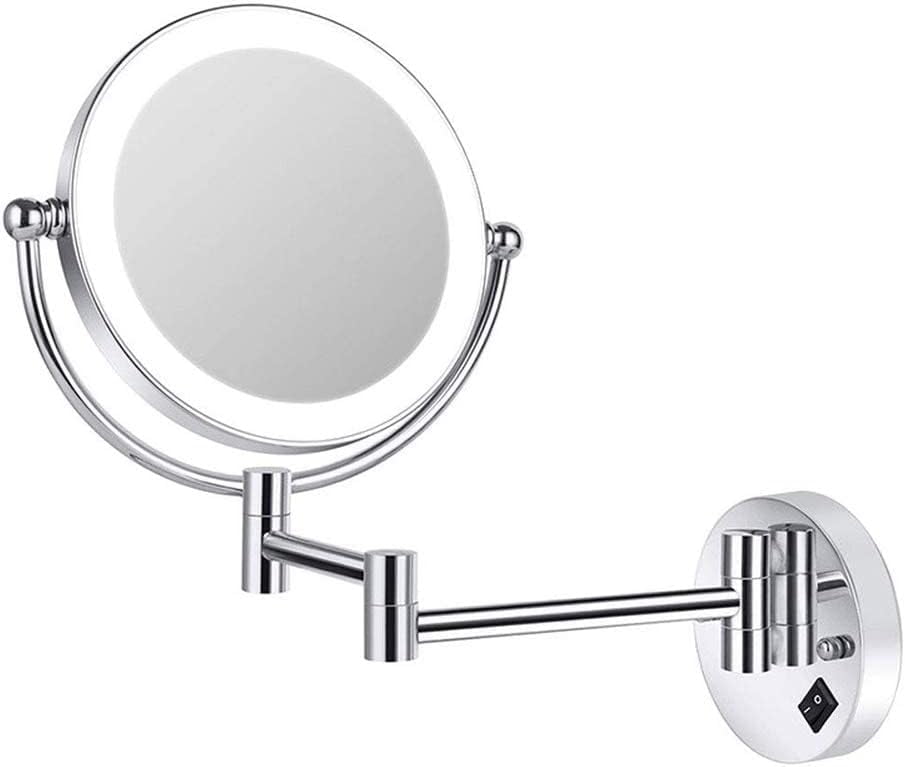 Wall Mount LED Lighted Makeup Mirror Double Sided with 10X ...