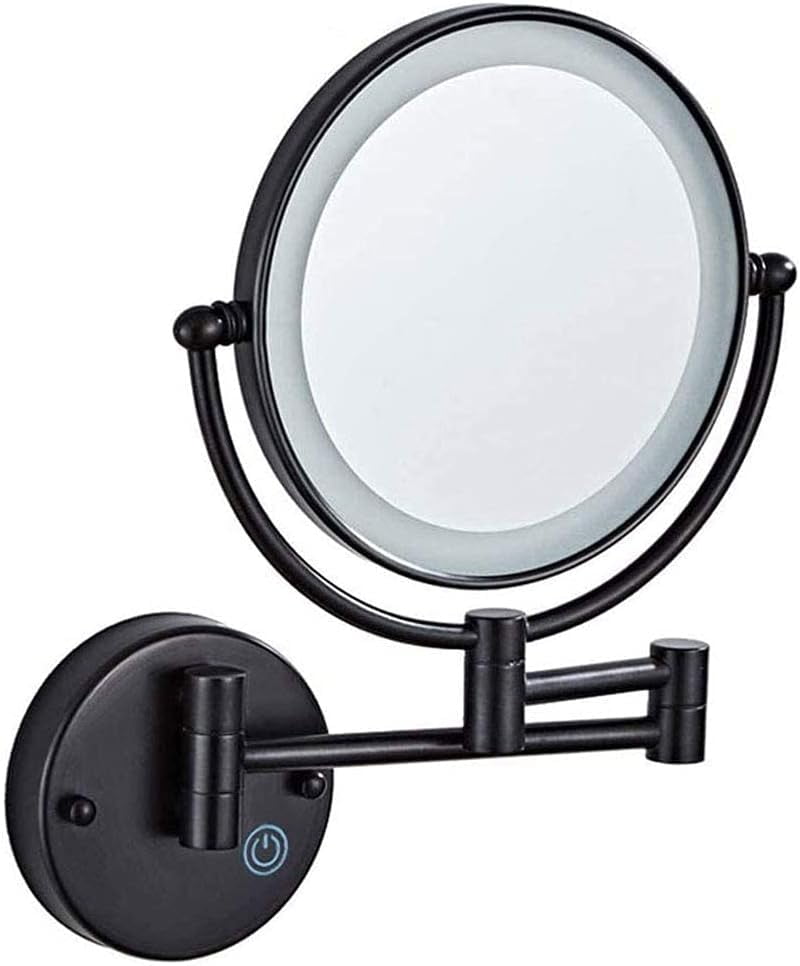 Wall Mount Led Lighted Makeup Mirror 5X Magnifying Touch Screen ...