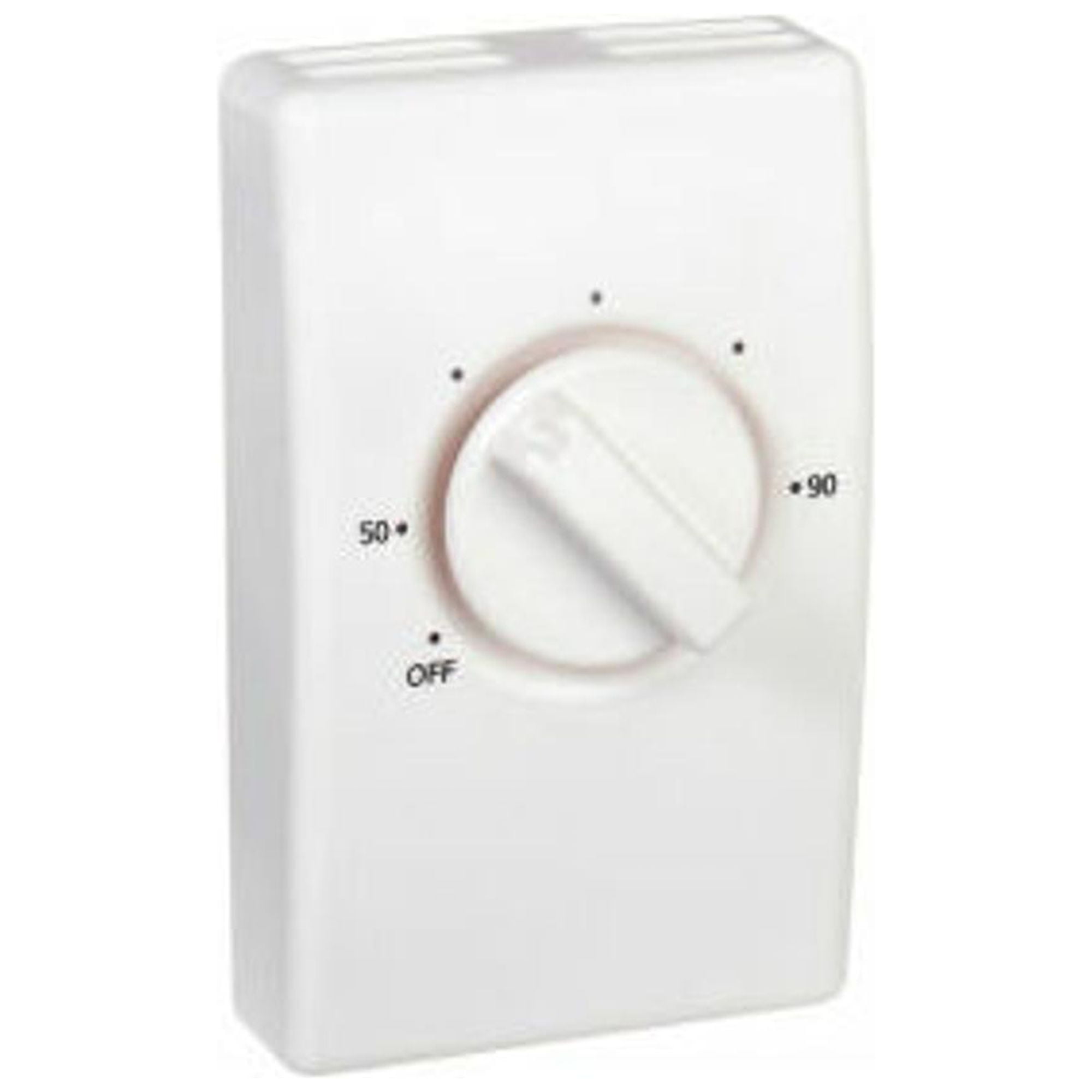 Wall Mount Line Voltage Thermostat Double Pole White - Walmart.com