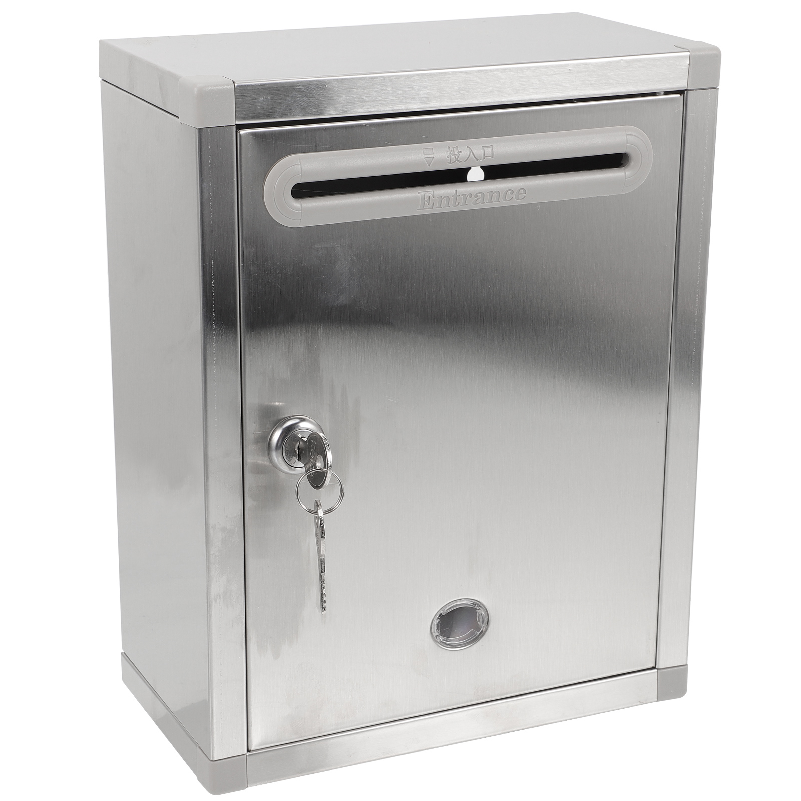 Wall Mount Locking Letter Box Vintage Reusable Storage Box Home ...