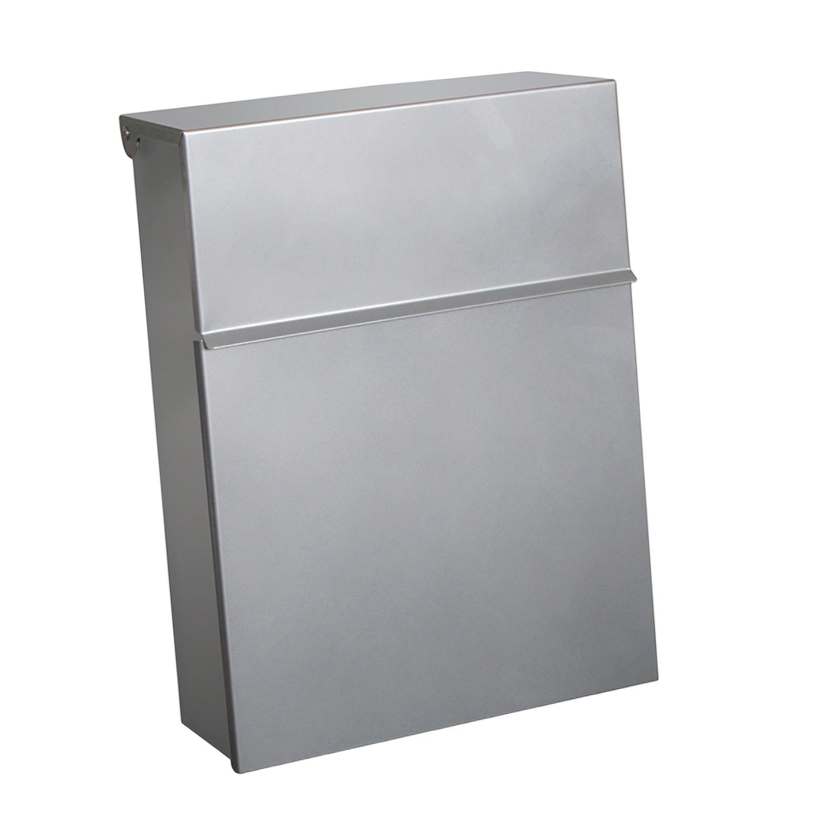 Wall Mount Mailbox Drop Box Galvanized Iron Postbox with Post Letter ...
