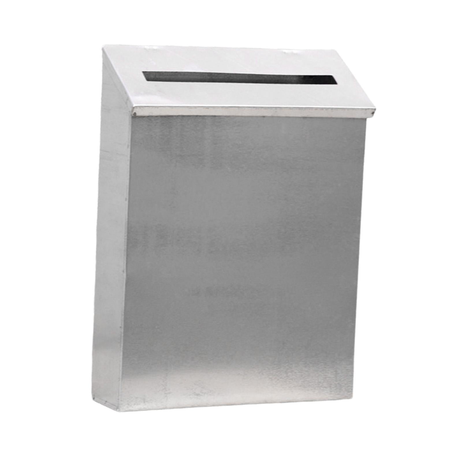 Wall Mount Mailbox Drop Box Newspaper Holder Box Decorative Rainproof ...