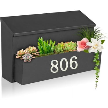 Oasis Jr. Curbside Locking Mailbox 15x11.5x18 Inch - Bronze - Walmart.com