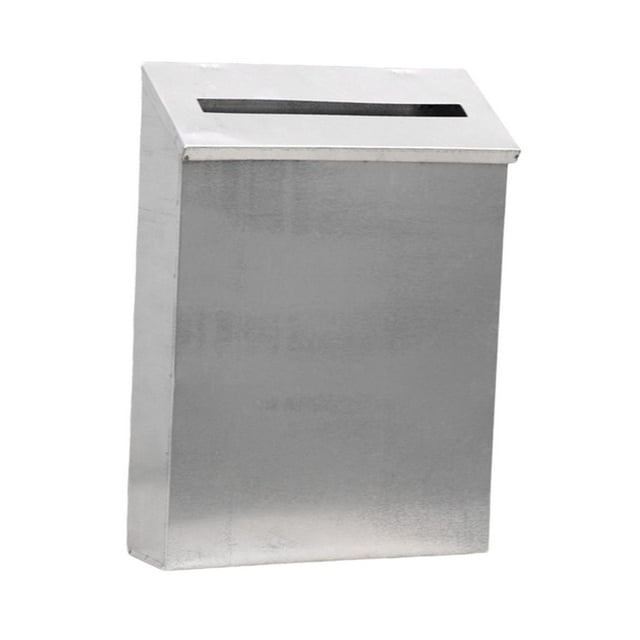Wall Mount Mailbox Large Capacity Modern Newspaper Holder Box for Front ...