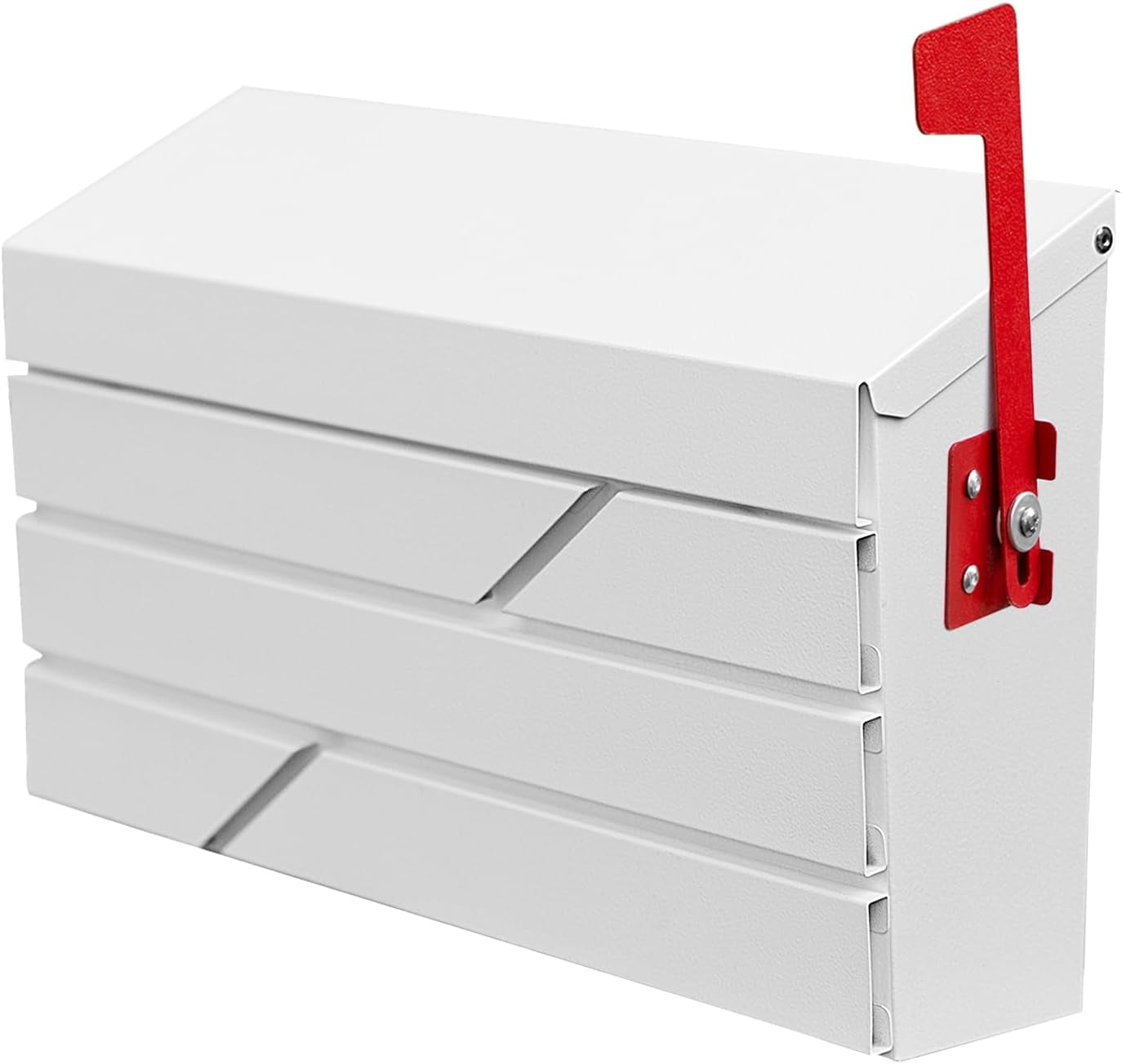 Wall Mount Mailbox for House Outside, Large Capacity Mailbox Drop Box ...