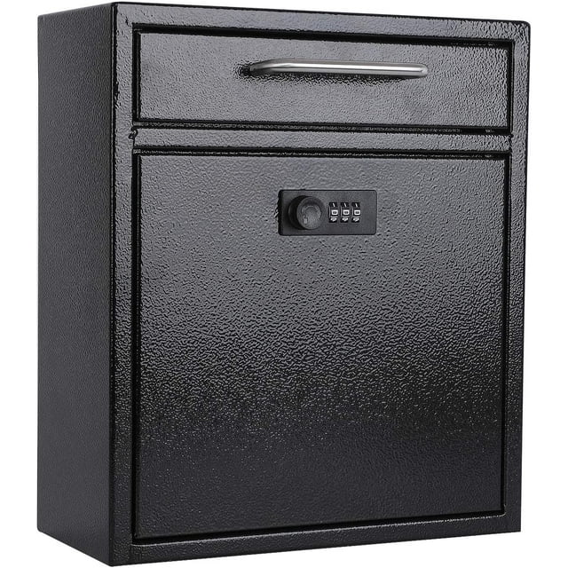 Wall-Mount Mailboxes with Combination Lock, Steel Combination Lock Mail ...