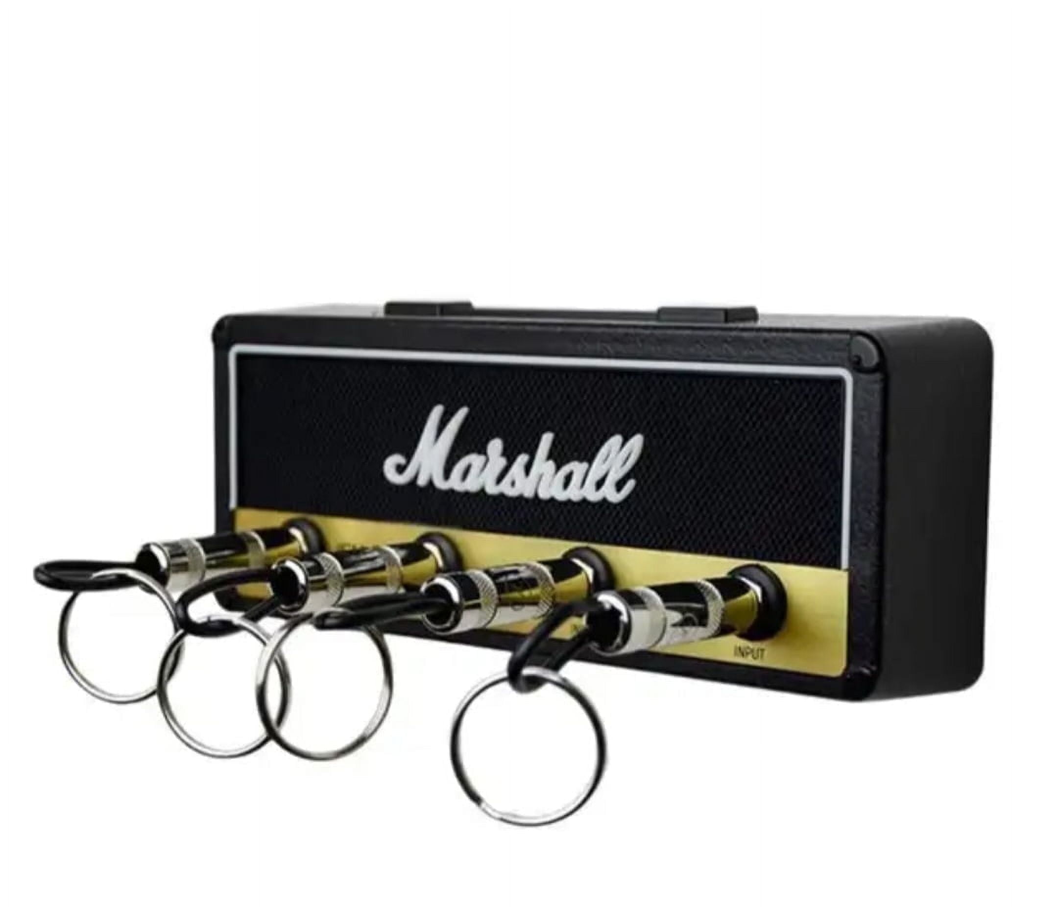 Wall Mount Marshalls Key Holder and Organizer, w/ 4 Keyring Input Jack ...