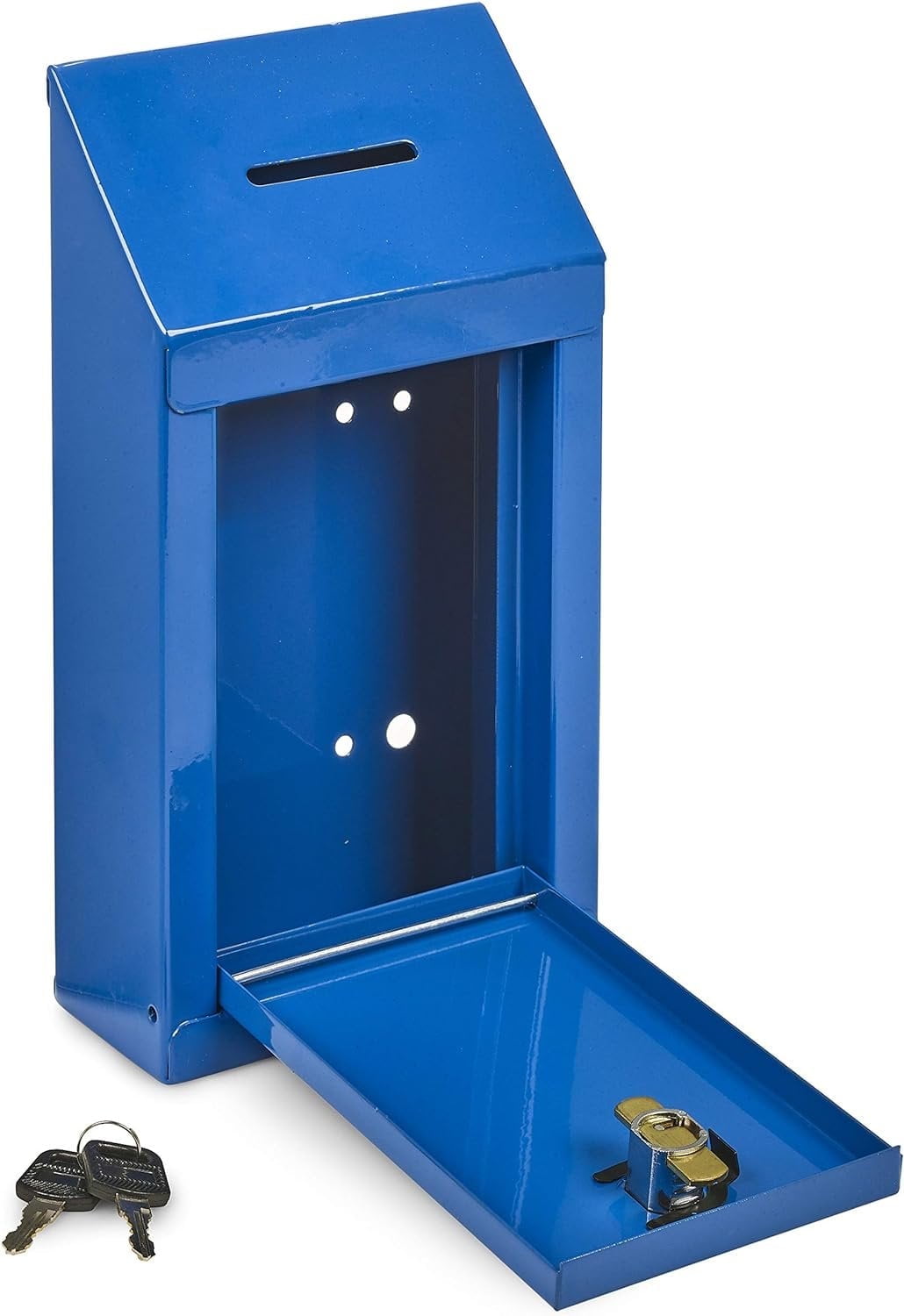 Wall Mount Metal Key Lock Charity with Pre Drilled holes - Walmart.com