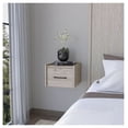 Wall Mount Nightstand with Drawer - Floating Bedside Table with Shelf ...