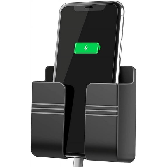 Wall Mount Phone Holder, USB Charging Shelf, iPhone Compatible, for ...