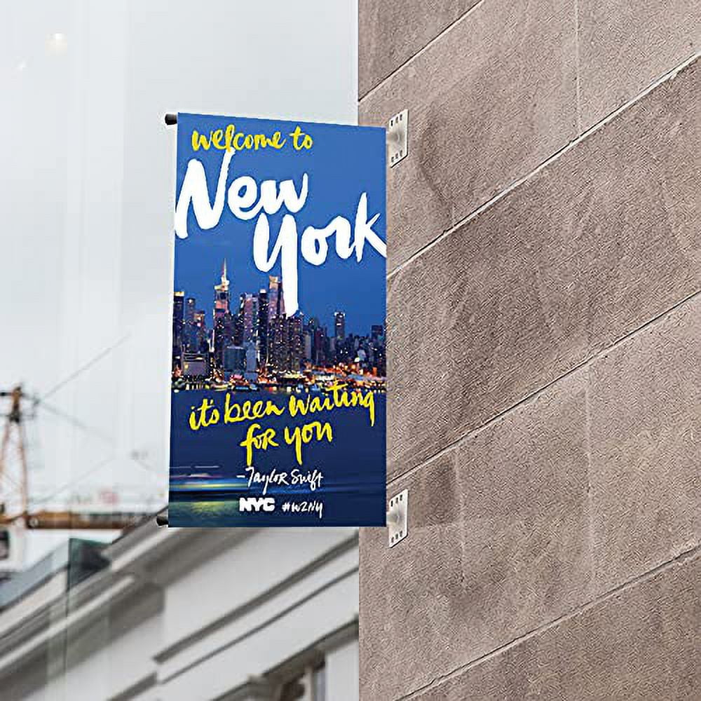 Wall Mount Pole Banner Bracket 30" - Walmart.com