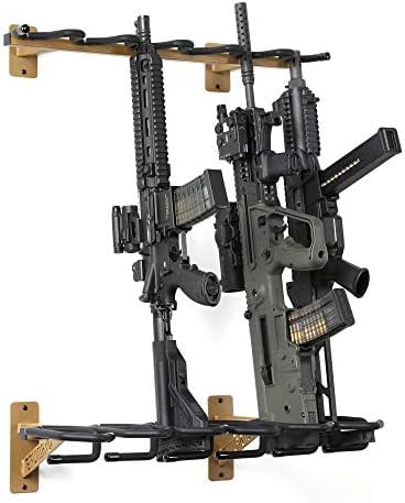Wall-Mount Rifle Rack Tactical Shotgun Carbine Firearm Free-Standing ...