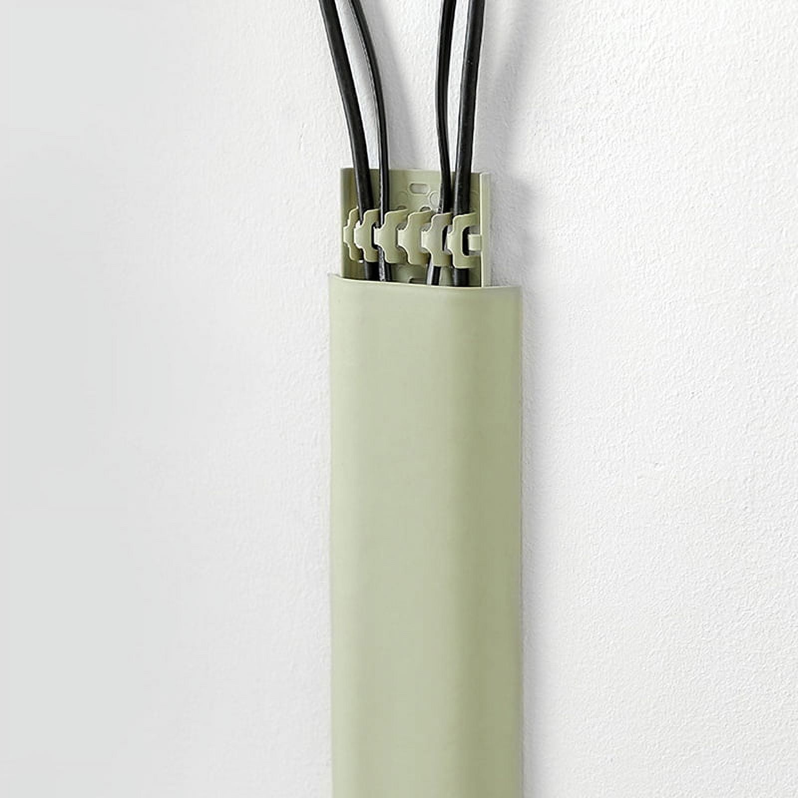 Wall Mount Self-adhesive Cable Cord Cover Protector, Wire Management ...