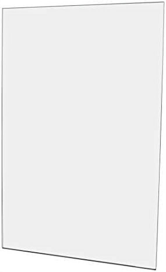 Wall Mount Sign Holder Frame 11"W X 17"H NO Holes Vertical Landscape ...