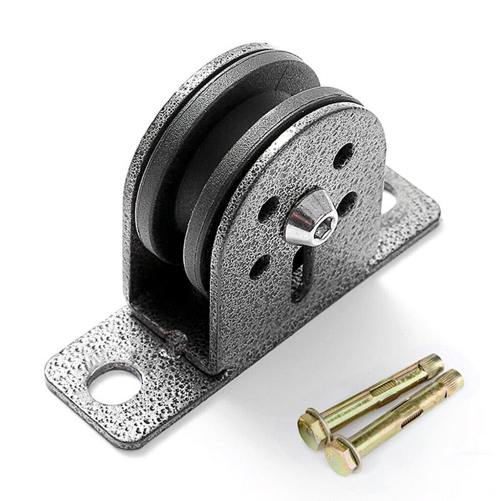 Wall Mount Single Pulley Block Heavy Duty Silent Lifting Pulleys Fixed ...