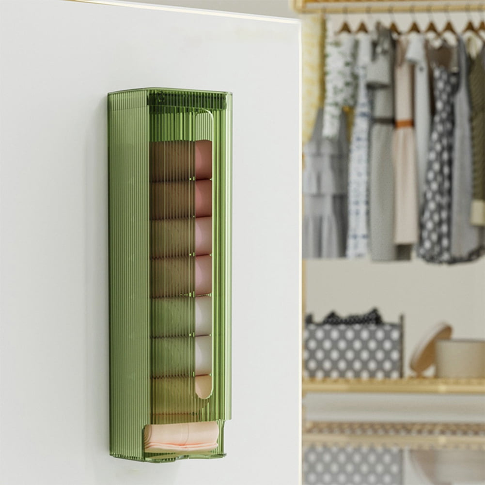 Wall Mount Sock Drawer Organizer, Wall Hanging Underwear Storage Box ...