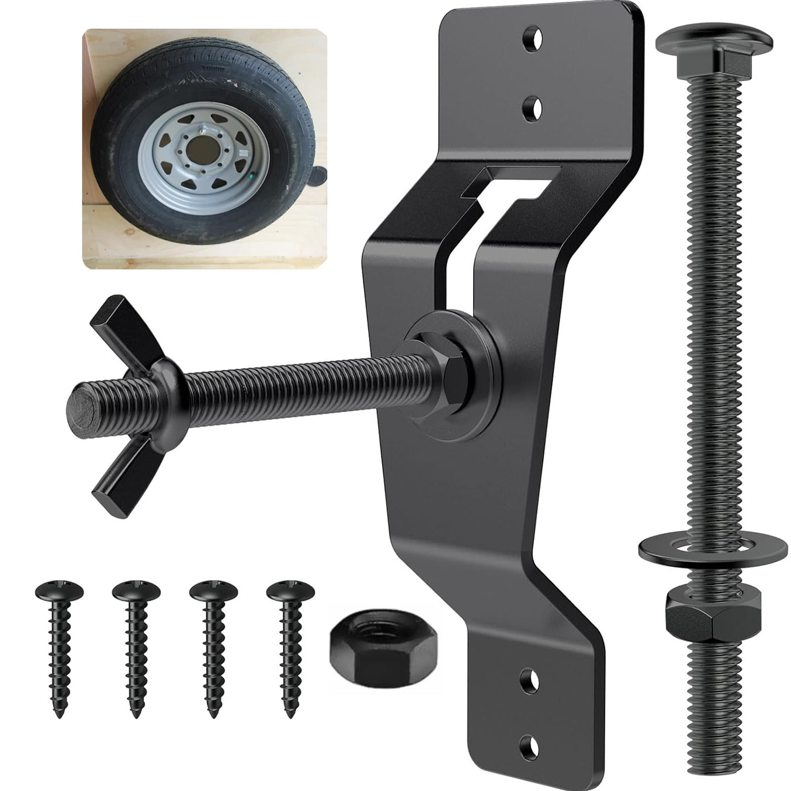 Wall Mount Spare Tire Carrier Mount for Trailer Spare Tire Mount for ...