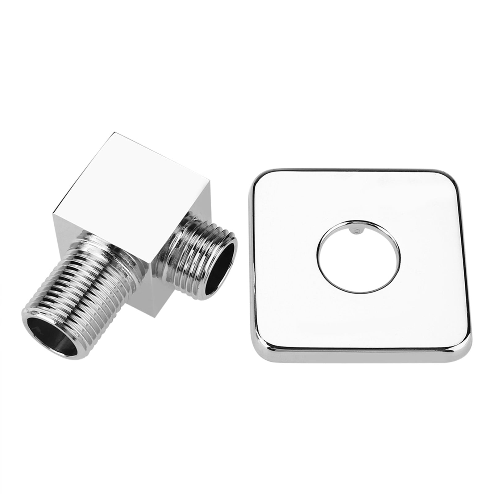 Wall-Mount Supply Elbow, Shower 90 Degree Elbow, Solid Brass Chrome ...