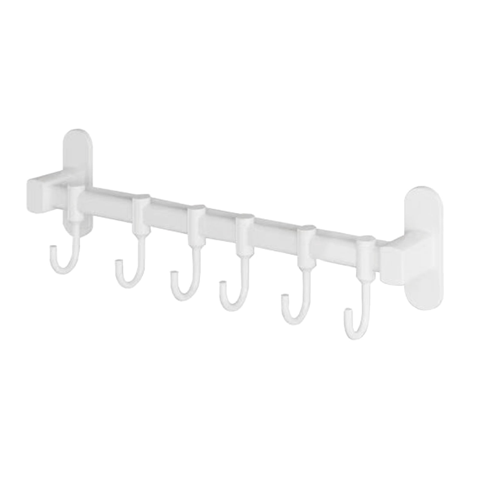 Wall Mount Utensil Rail Rack Easy Sliding Space Aluminum Kitchen Rail ...