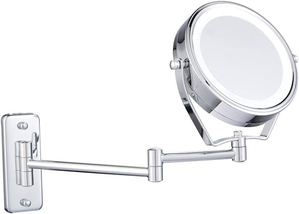 Wall Mount Vanity Makeup Mirrors Magnifying Hotel Bathroom Shaving ...