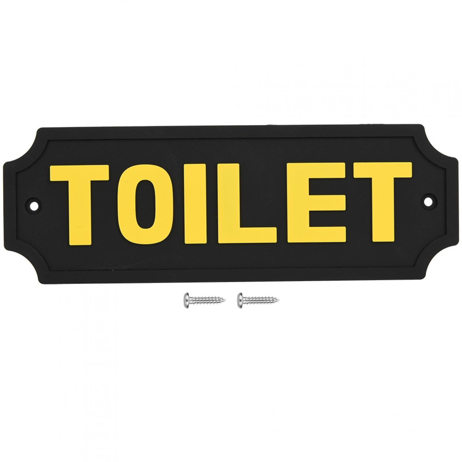 Wall Mount Warning Plate with screws - HY028 Flexible PVC Door Sign for ...