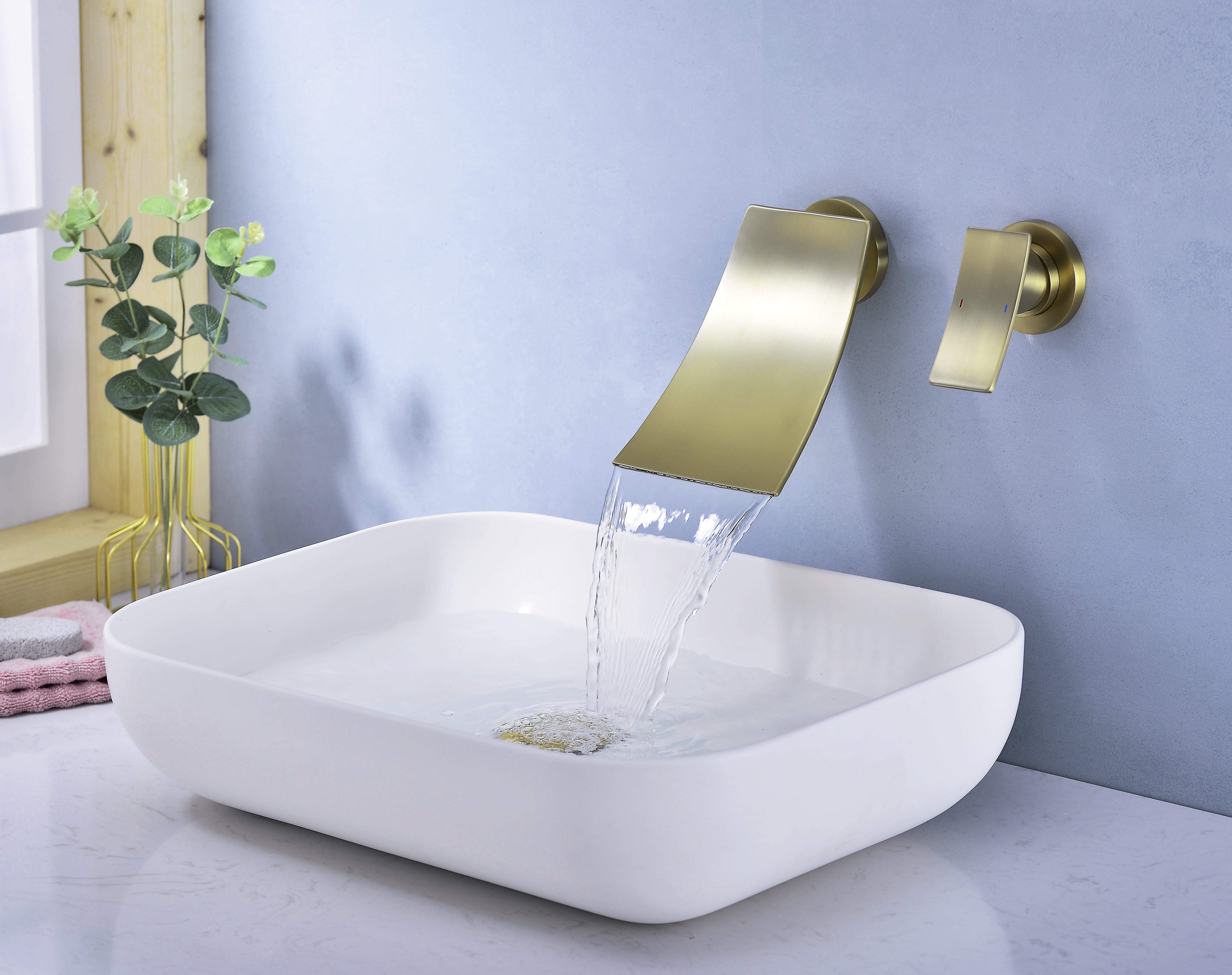 Wall Mount Widespread Bathroom Faucet - Walmart.com