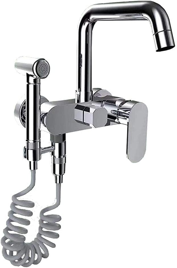 Wall Mount tap Spray Gun taps,All Copper,hot and Cold Water Valve ...