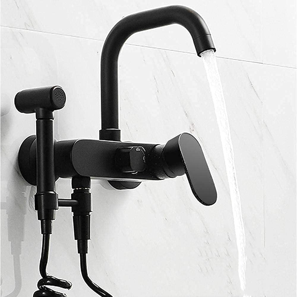 Wall Mount tap Spray Gun taps,All Copper,hot and Cold Water Valve ...
