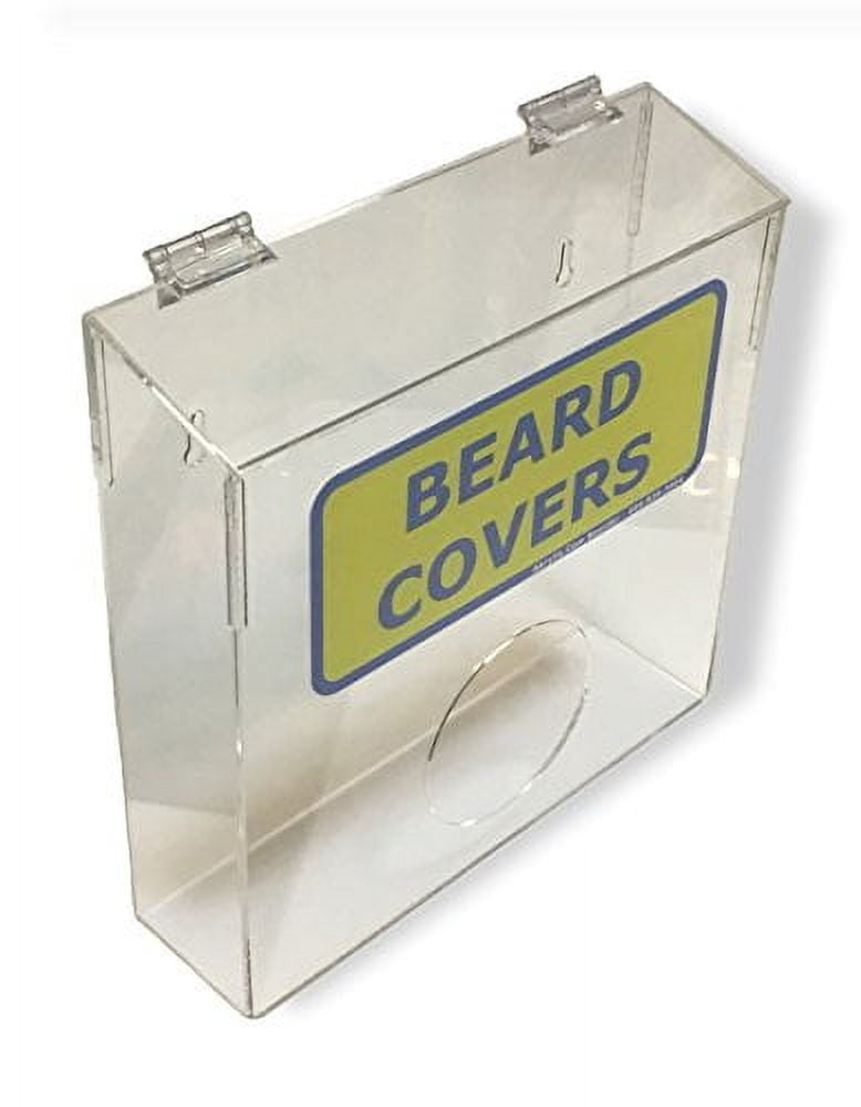 Wall Mountable Beard Covers Clear Acrylic Dispensers/Storage Box ...