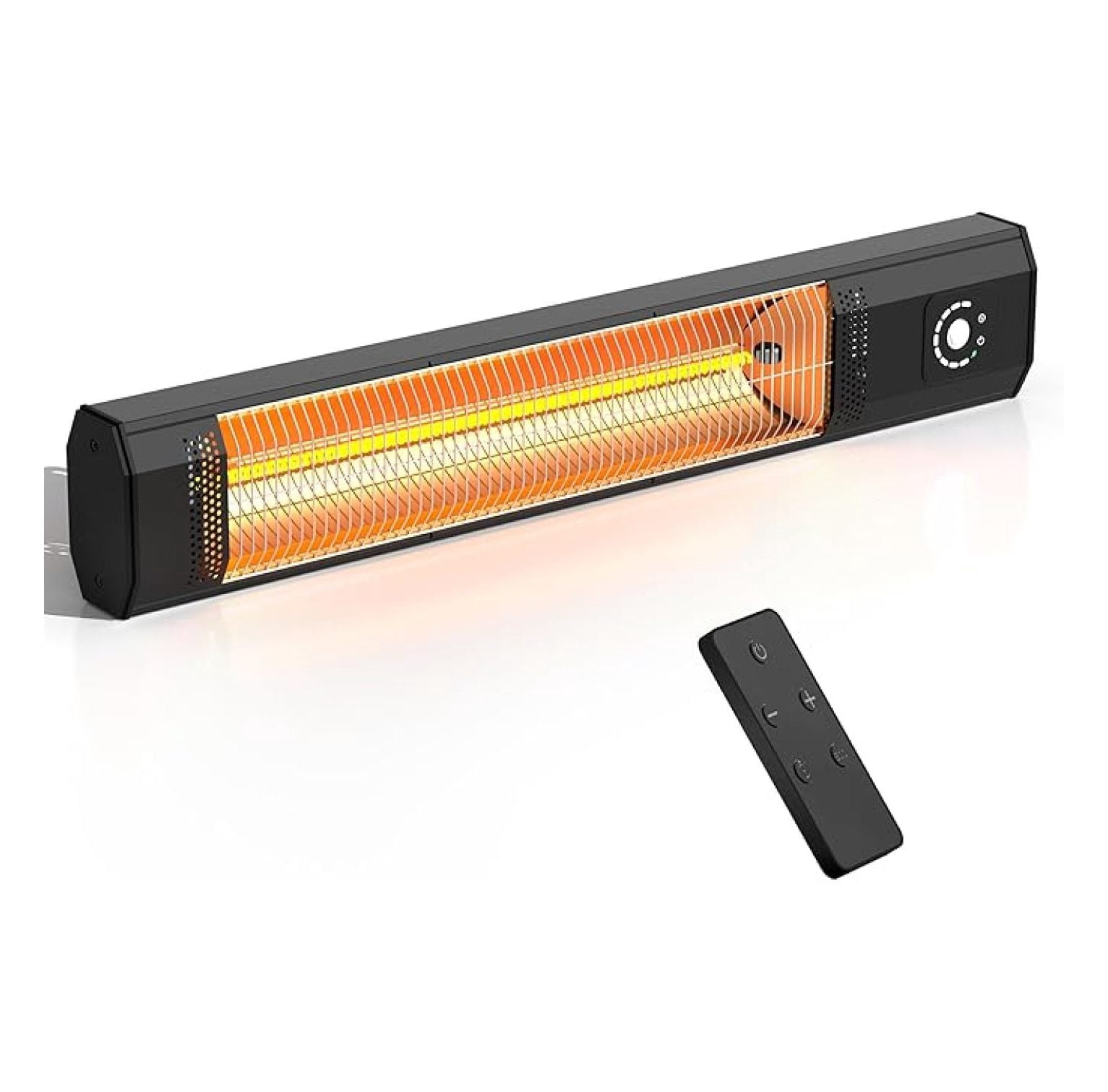Wall-Mounted 34" 1500W Infrared Electric Patio Heater with & Sensor, 9 ...