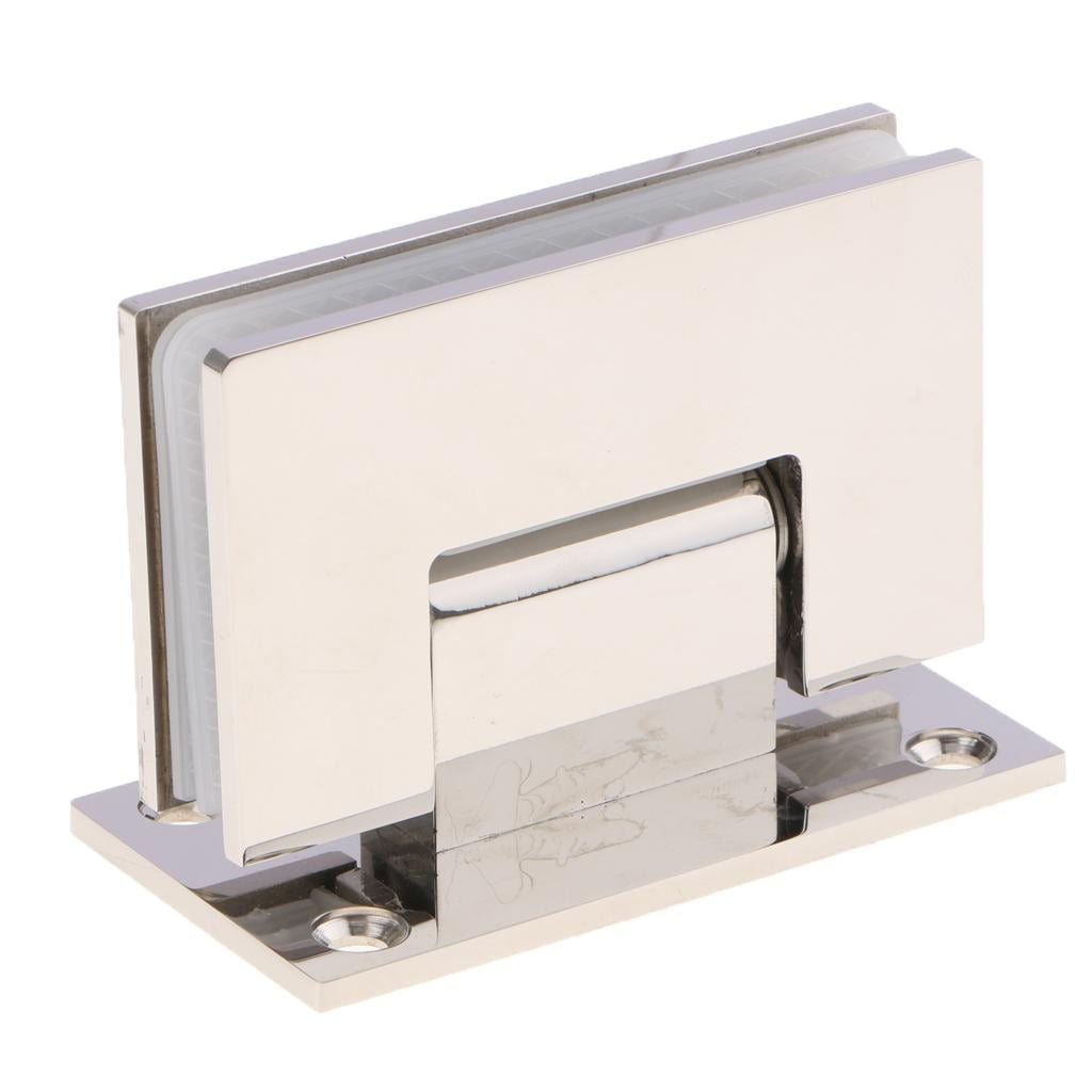 Wall Mounted Adjustable Glass Bracket 90 degree Shower Hinges Glass ...