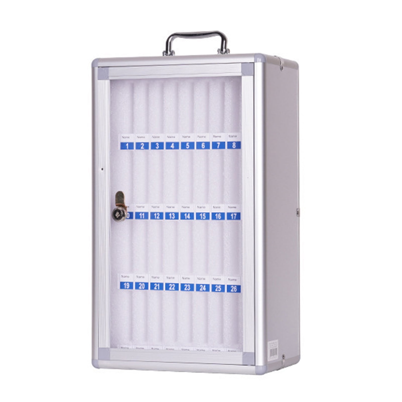 Wall Mounted Aluminum Alloy Phone Storage Cabinet Secure Lockable ...