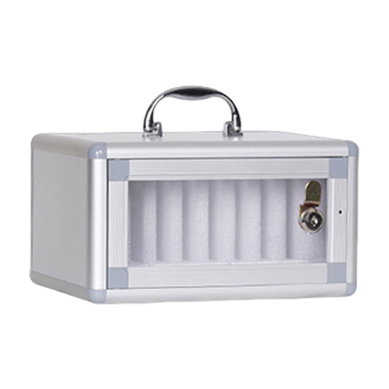 Wall Mounted Aluminum Alloy Phone Storage Cabinet Secure Lockable ...