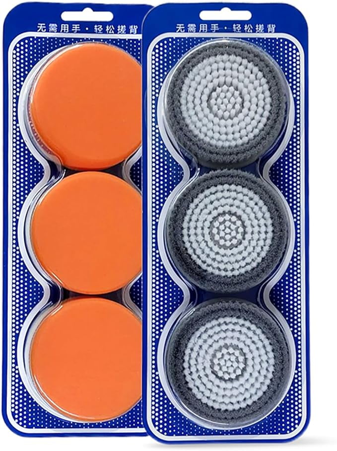 Wall Mounted Back Scrubber-360 Degrees Automatic Rota-Tion, Back ...