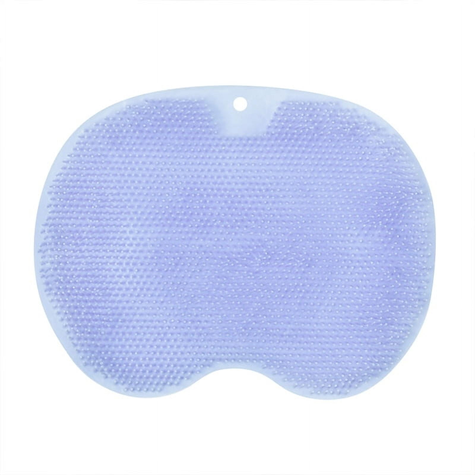 Wall Mounted Back Scrubber Shower Massage Pad Silicone Body Washer with ...