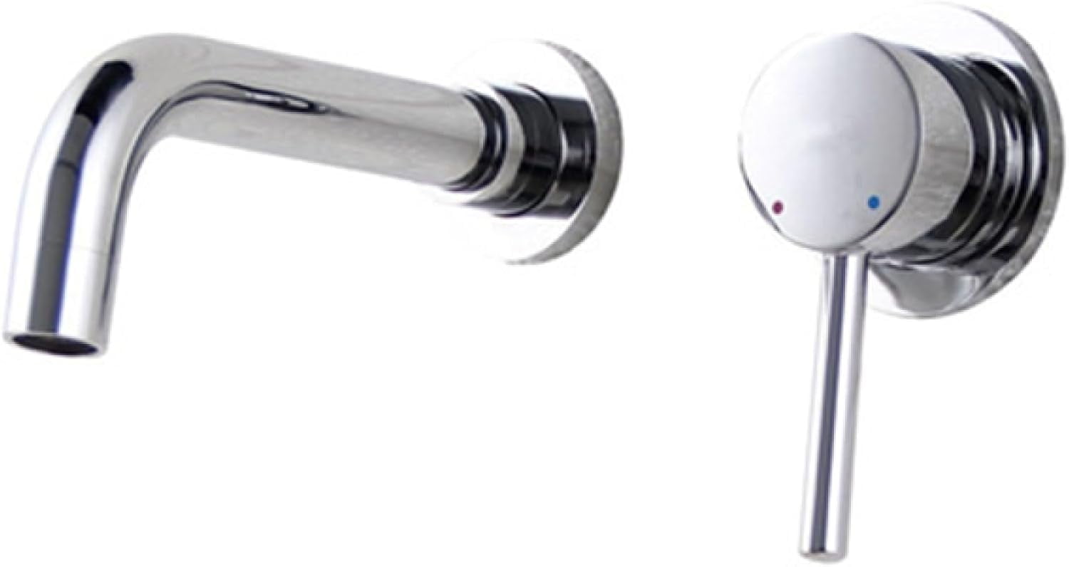 Wall Mounted Basin Faucet,Brass Wall Mounted Bathroom Faucet,360 Swivel ...