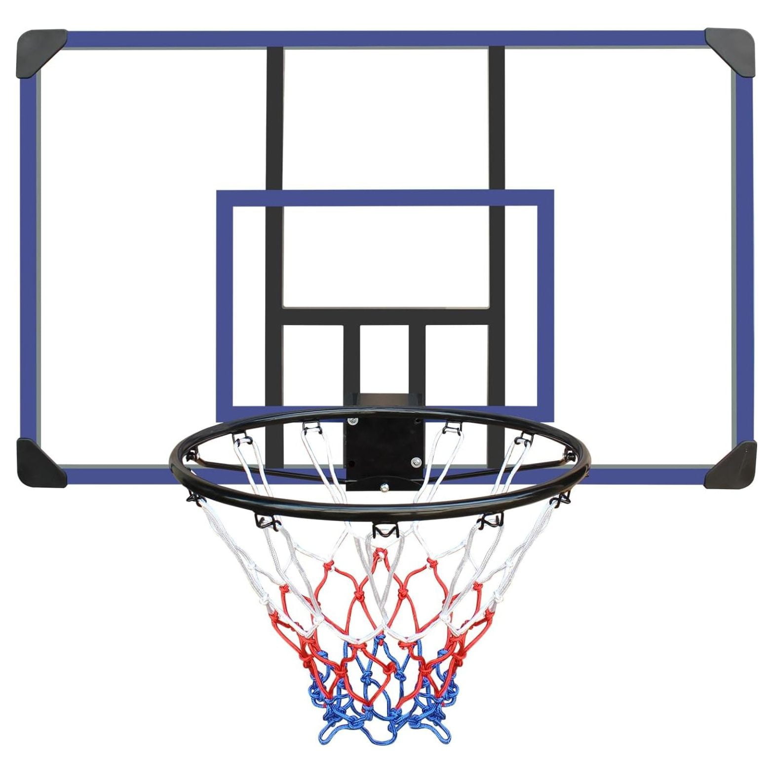 Wall-Mounted Basketball Hoop, 45 "x 29" shatterproof Back, Folding ...