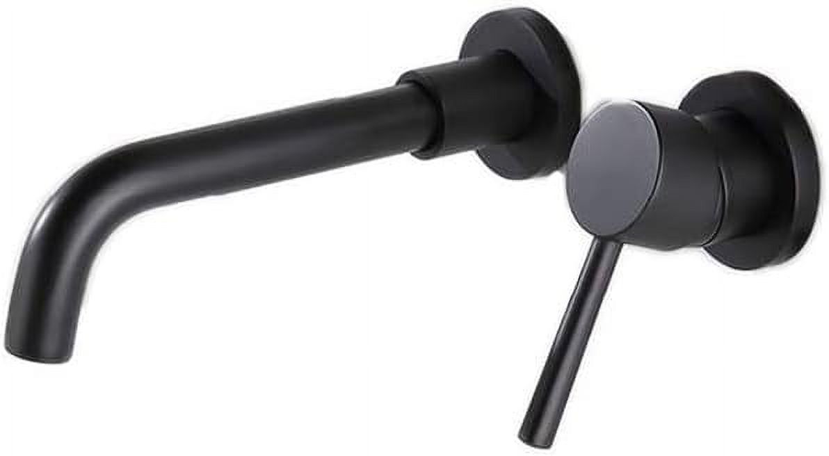 Wall Mounted Bathroom Faucet,Basin Tap with 360 Degrees Rotating Spout ...